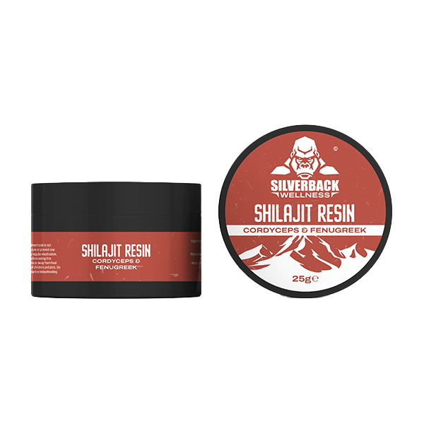 Silverback Wellness Cordyceps + Fenugreek Infused Shilajit Resin 25g ...
